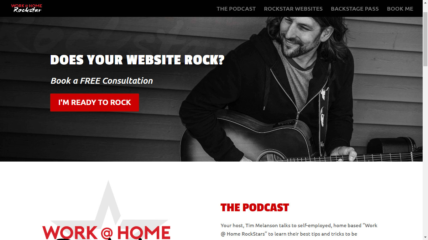 Work @ Home RockStar - Tim Melanson